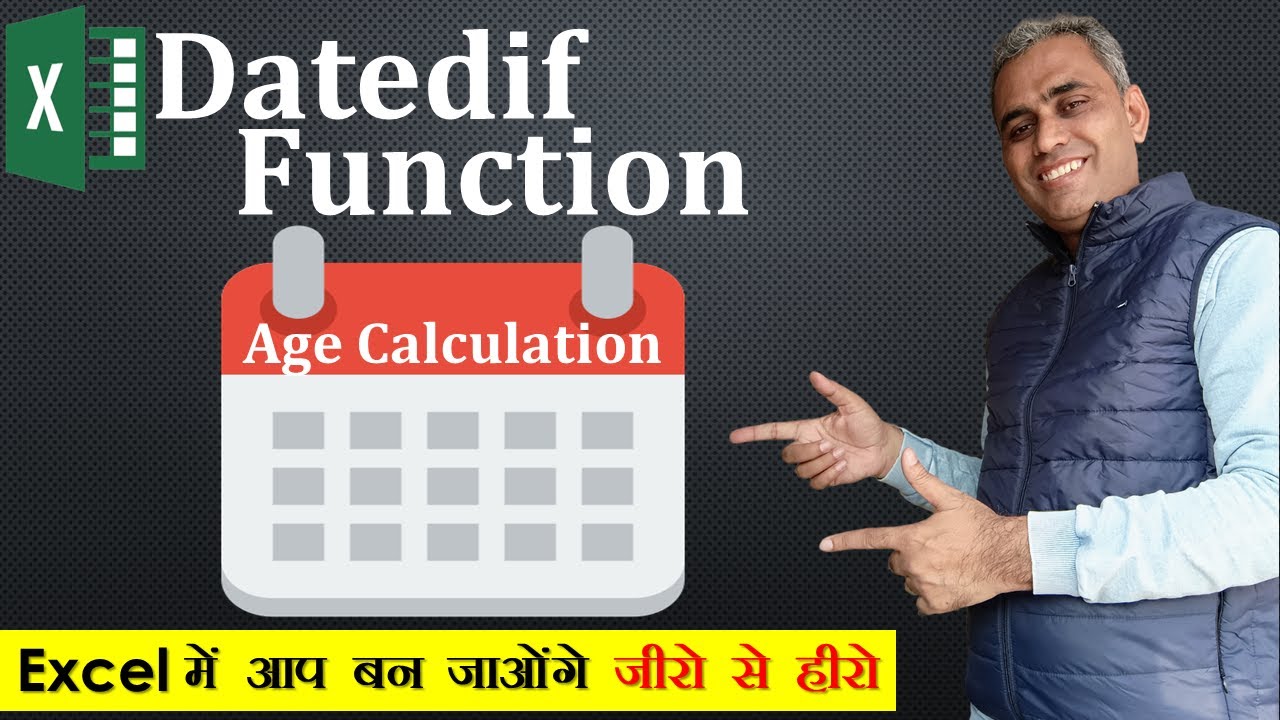 Datedif Function Age Calculation How To Use Datedif Function In datedif-function-age-calculation-how-to-use-datedif-function-in