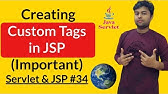 Servlet and Jsp (Server Side Programming in Java) - YouTube