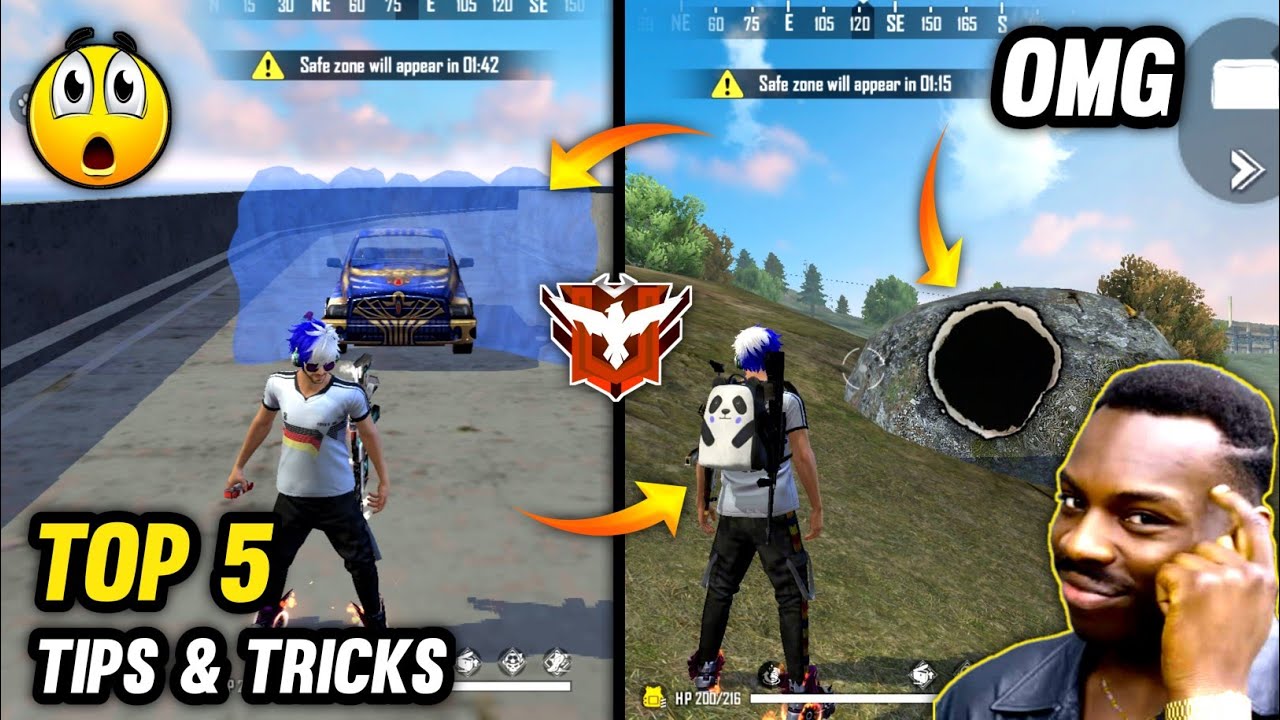 Top 5 Op Tips & Tricks - Garena Free Fire | Techno BanDa - YouTube