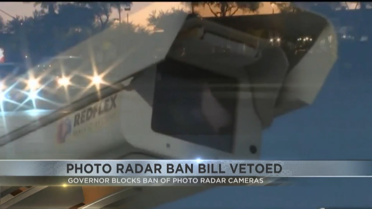 Hobbs vetoes Photo Radar Bill - YouTube