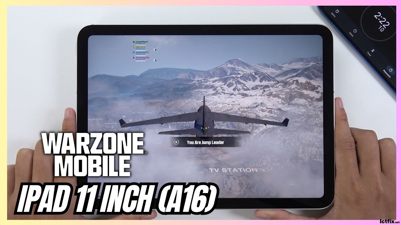 iPad A16 Call of Duty Warzone Mobile Gaming test | Apple A16 - YouTube