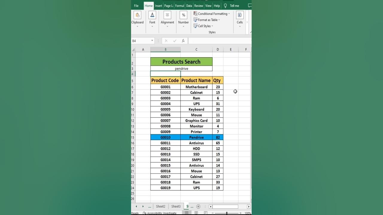 Highlight product range in MS-Excel #excel #education #exceltips #tricks #interview # ...