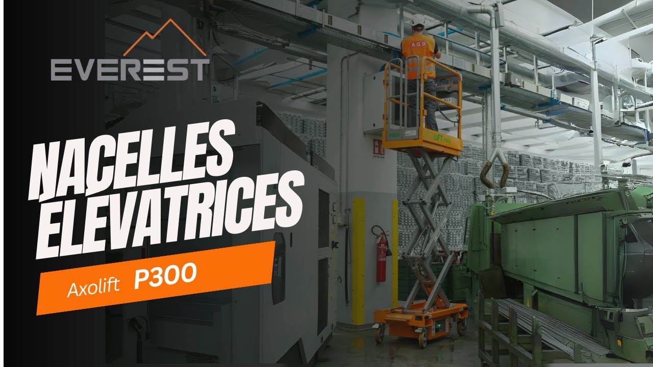 Nacelle élévatrice – Axolift P300 - YouTube