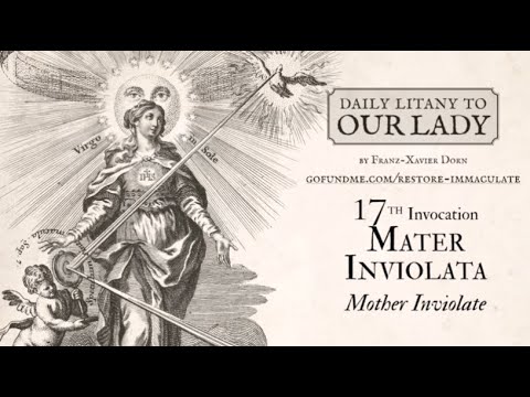 Daily Litany to Our Lady: Day 17: Mater Inviolata - Mother Inviolate ...