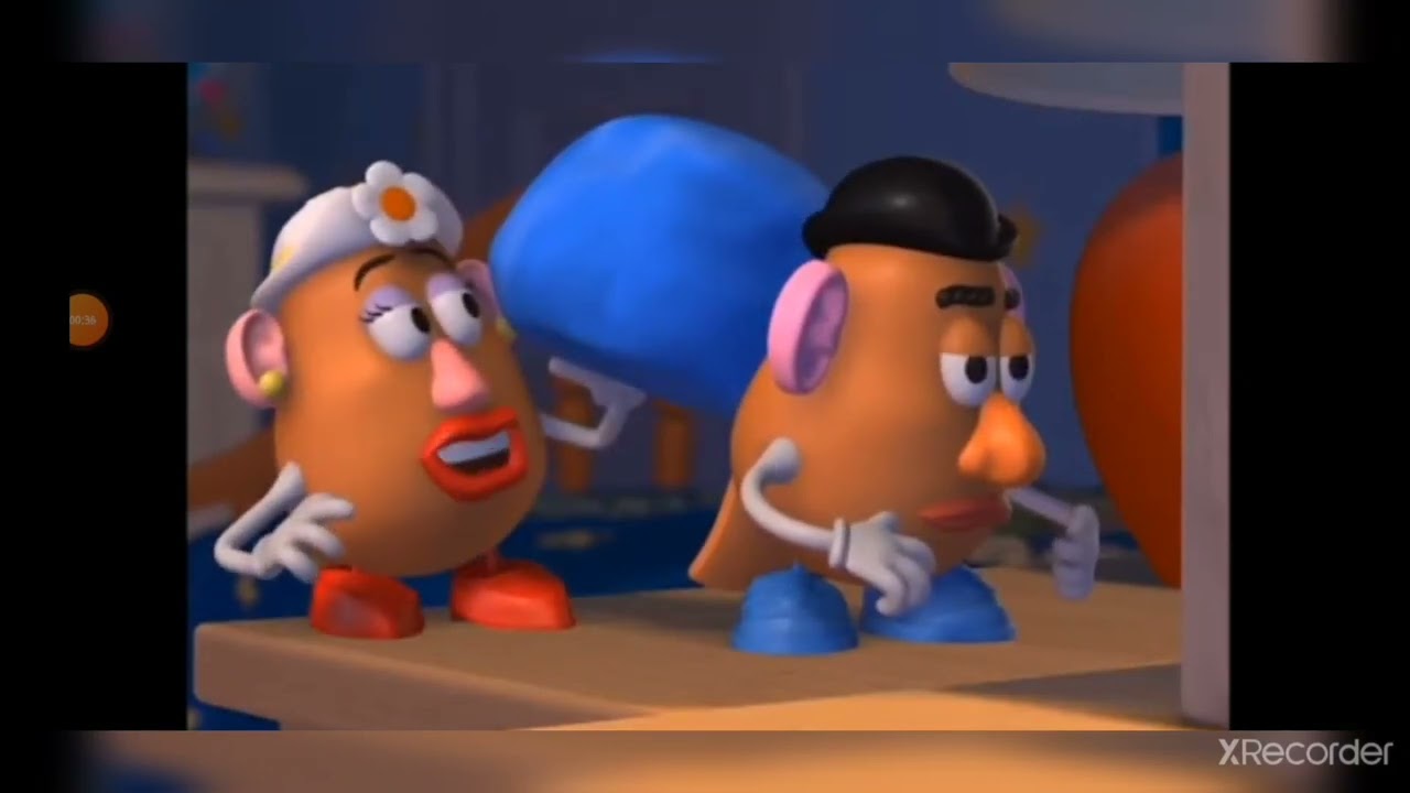 Toy Story 2 funny Mr Potato Head and Mrs Potato Head bloopers. - YouTube