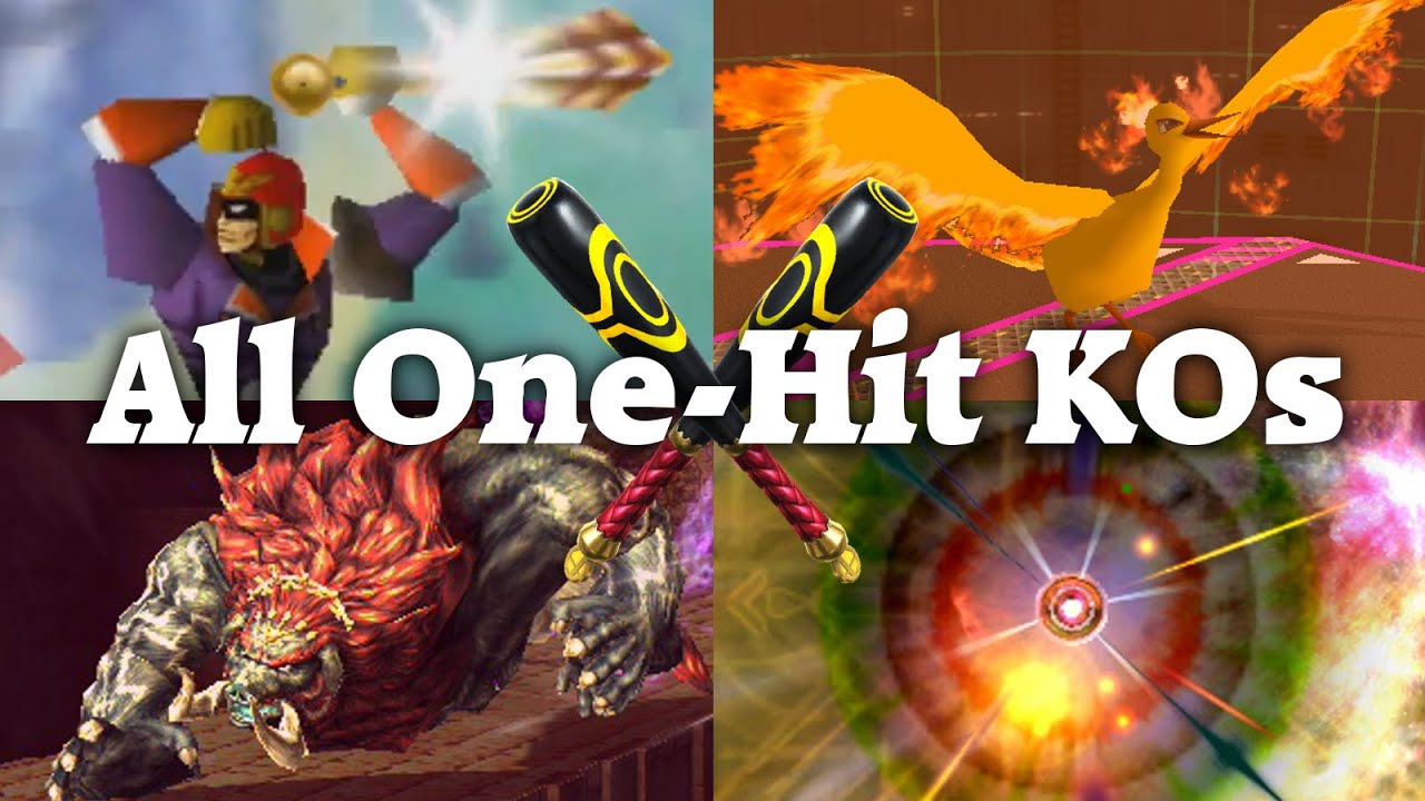 Super Smash Bros. Series - All One-Hit KO Moves (64, Melee, Brawl, 3DS ...