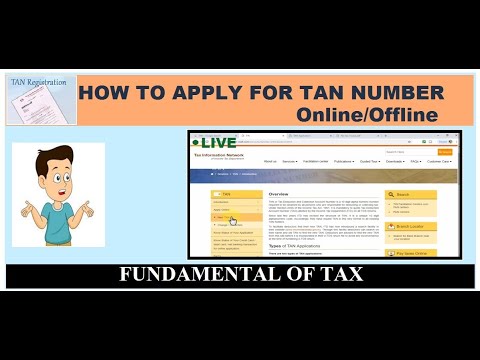 How to apply for tan number? online/offline Live demo for online apply ...