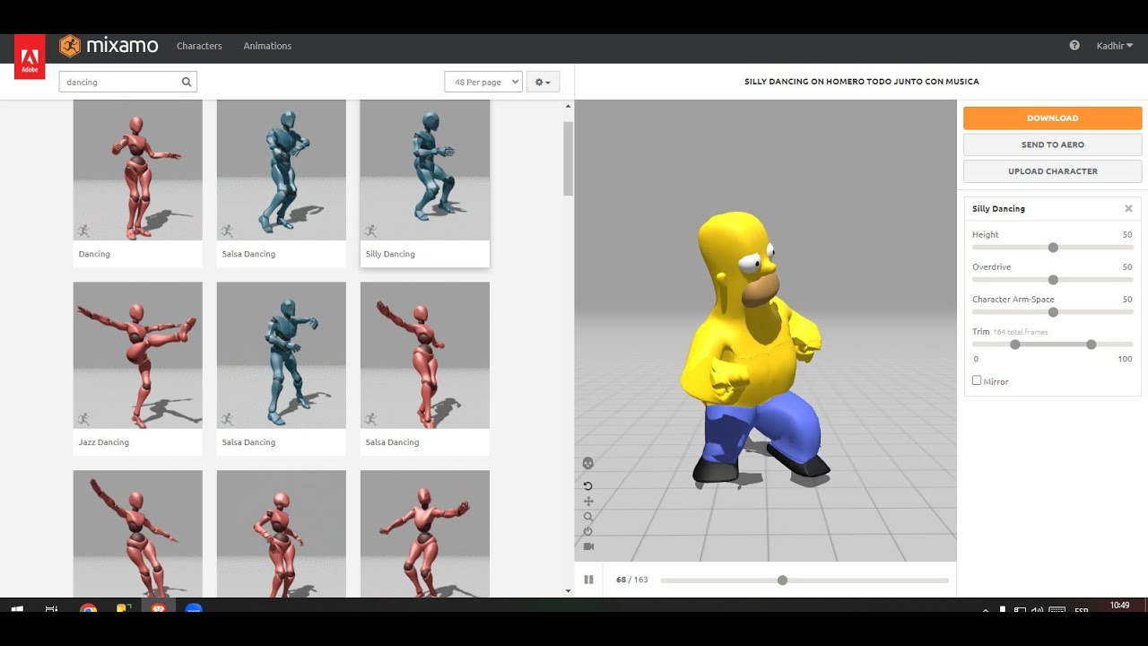 Tutorial De Homero Simpson En Cinema4D - Con Movimiento Y Sonido - YouTube