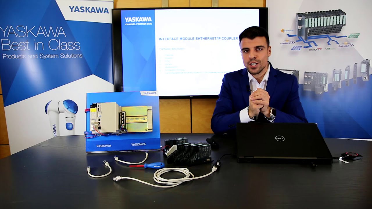 Yaskawa CPU MP3300 with coupler 053-1IP00 - YouTube