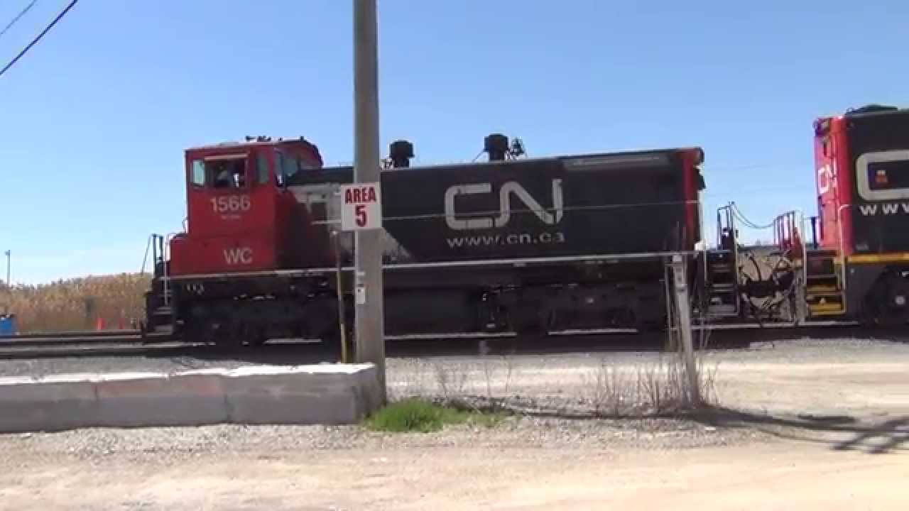 CN OLD SCHOOL SWITCHERS LOCOMOTIVE TRAIL - YouTube