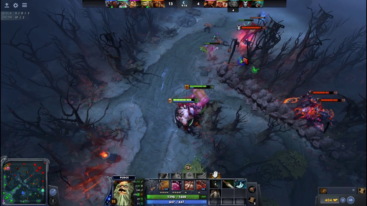 Pudge Build Rapier Dota 2 Gameplay - YouTube