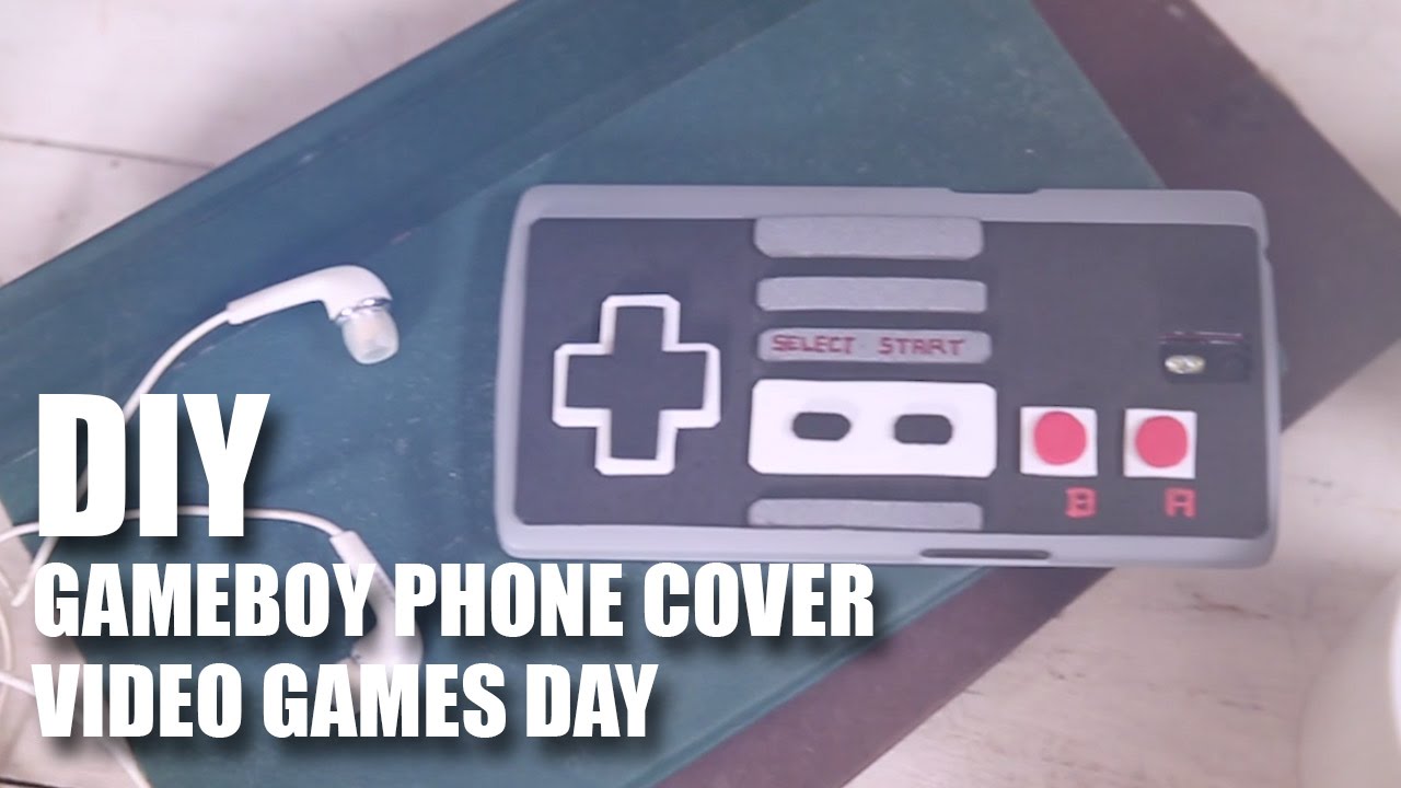 DIY Video game Phone Cover - YouTube