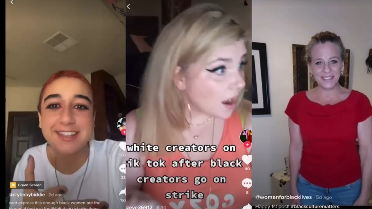 WHITE TIKTOKERS REACTS TO BLACK ON STRIKE ON TIKTOK | Pretty Choice ...