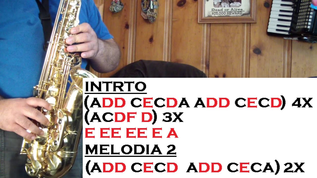 TEQUILA - TUTORIALES PARA EL SAX ALTO - SANTIAGO PACHECO - YouTube