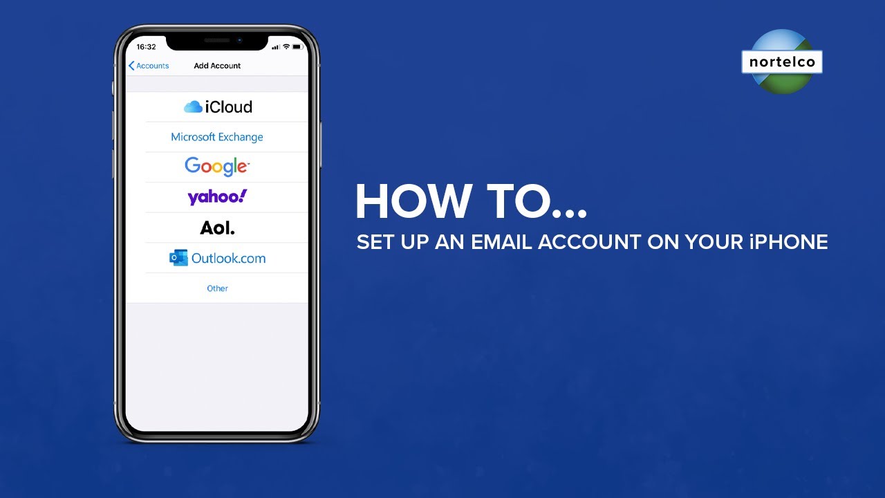 How to add an email account to your iPhone - YouTube