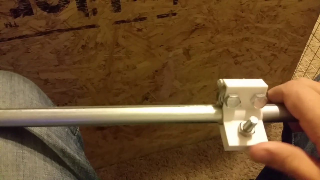 Linear 608 bearing on 1/2" conduit - YouTube