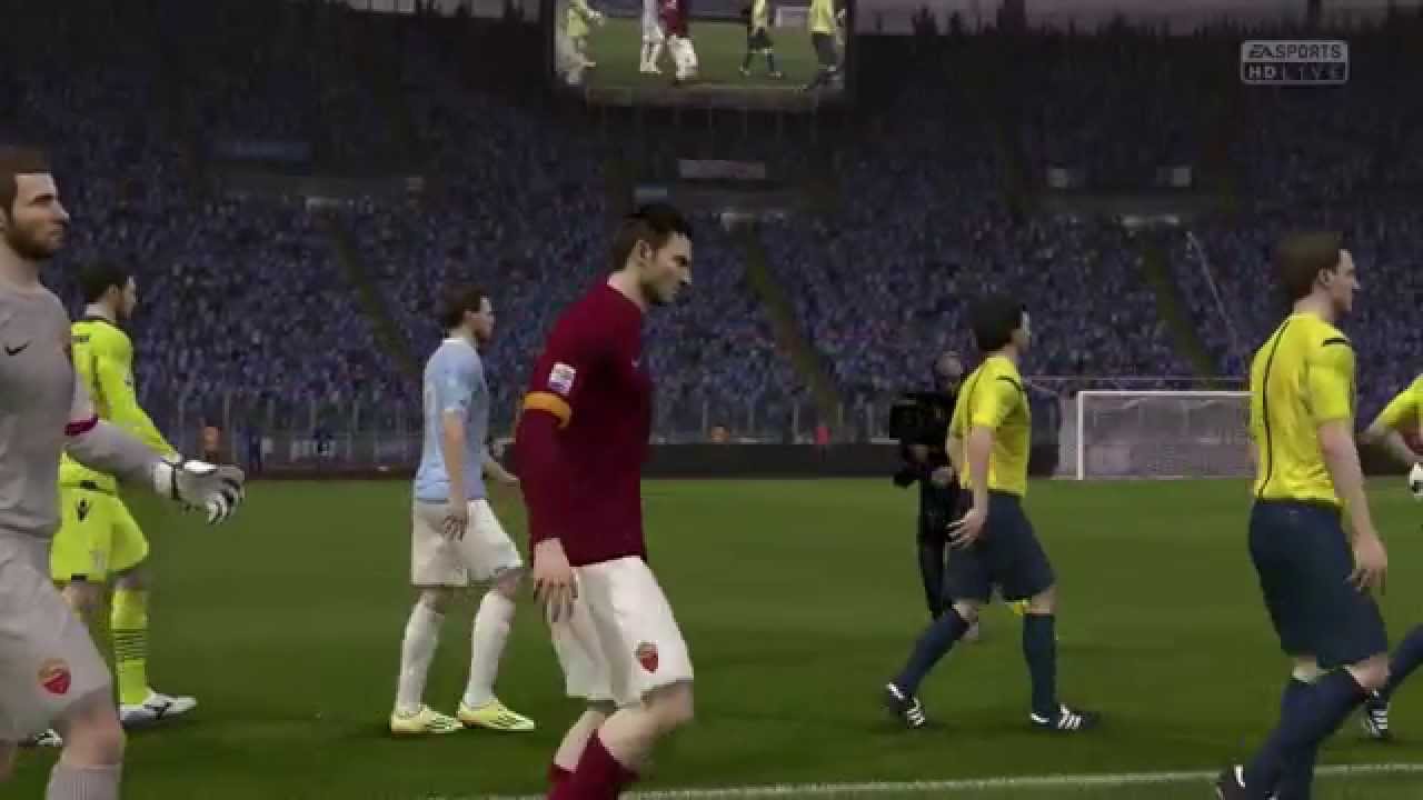 Fifa 15: AS Roma - Lazio Rom (Gameplay) HD - YouTube