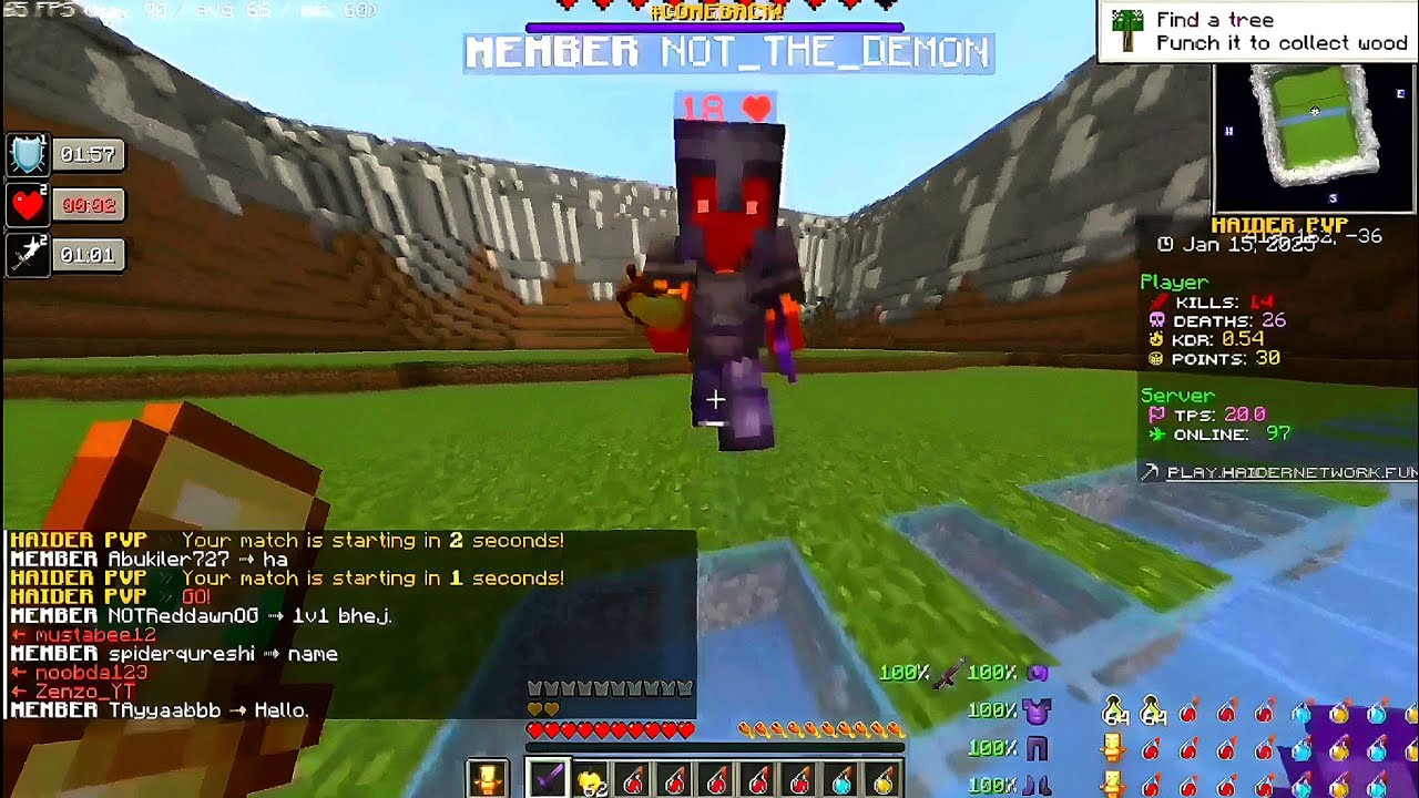 Minecraft Nethpot pvp - YouTube