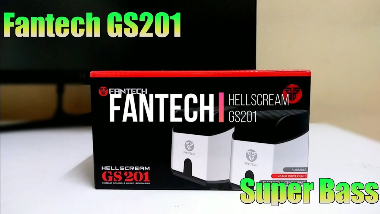 FANTECH GS201 Unboxing | Super Bass Speaker - YouTube