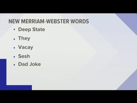 New words added to dictionary - YouTube