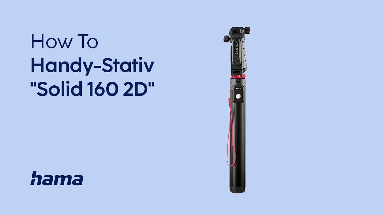 How To | Handy-Stativ "Solid 160 2D" | Hama - YouTube