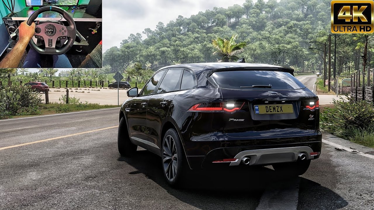 Jaguar F-PACE | Forza Horizon 5 | PXN V9 Steering Wheel Gameplay - YouTube