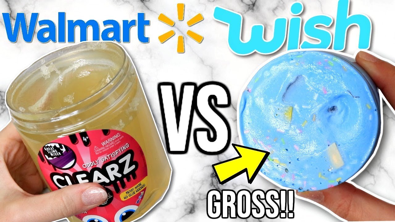 Wish VS Walmart SLIME Review! IS IT WORTH IT?! - YouTube