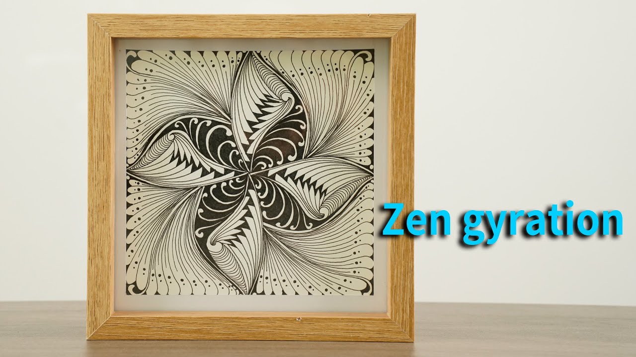 10 Zentangle - Whirl | How to Draw Spiraling Art Patterns - YouTube
