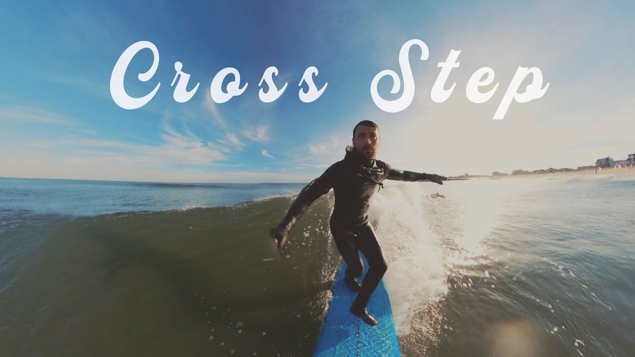 Longboard Surfing Cross Stepping Practice - Vlog - YouTube