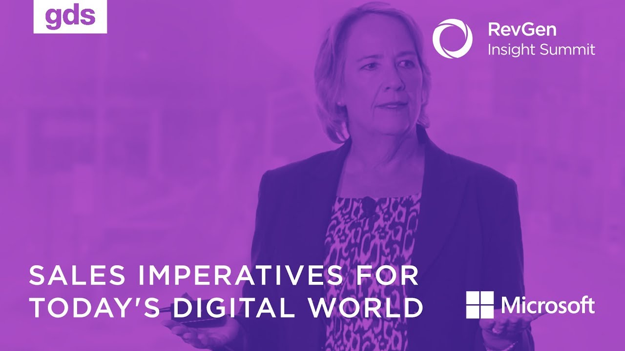 Sales imperatives for today's digital world | Helen Fanucci Microsoft ...