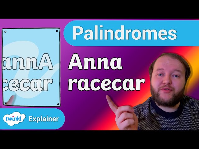 English Lesson 12 What Are Palindromes Definition