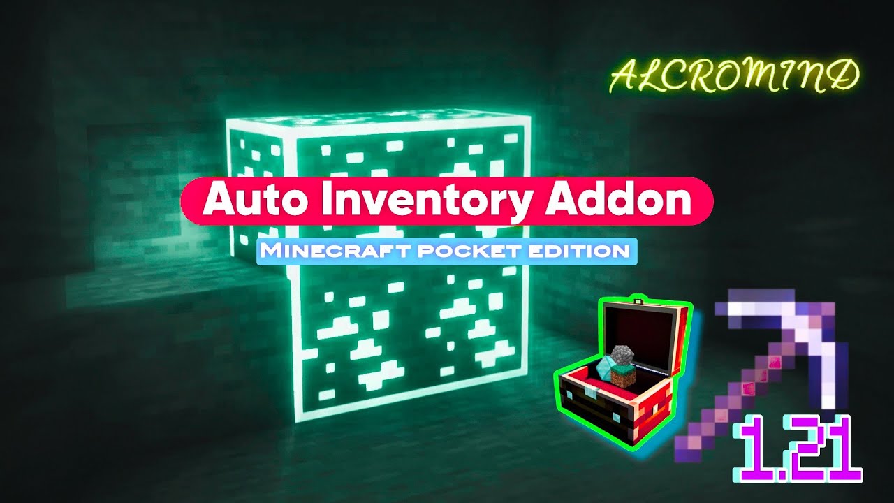 MINECRAFT POCKET EDITION Auto Inventory Addon 1.21 - YouTube