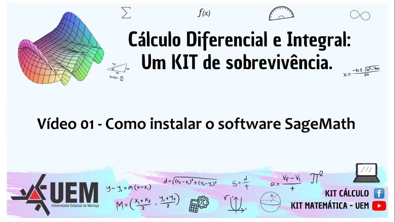 Video 01 - Instalação SageMath (Windows versões antigas) - YouTube