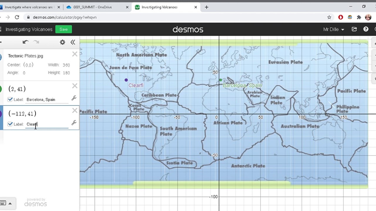 Desmos Graphic Tool Changing the Color of Plot Points - YouTube