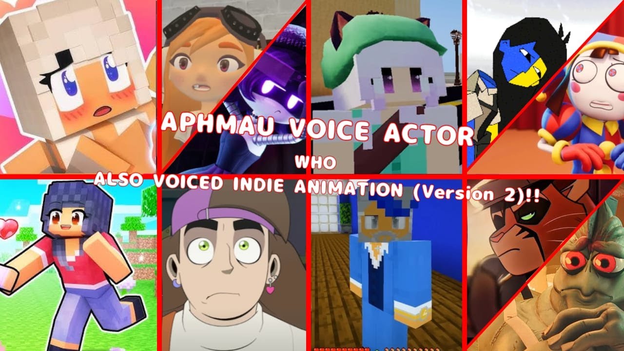 Every Aphmau Voice Actor Who Also Voiced Indie Animation! [Version 2 ...