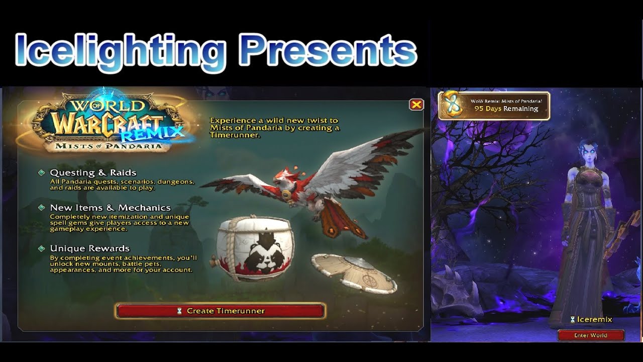 REMIX GUIDE - Mist of Pandaria Remix - Bronze coins - Gems - Time ...