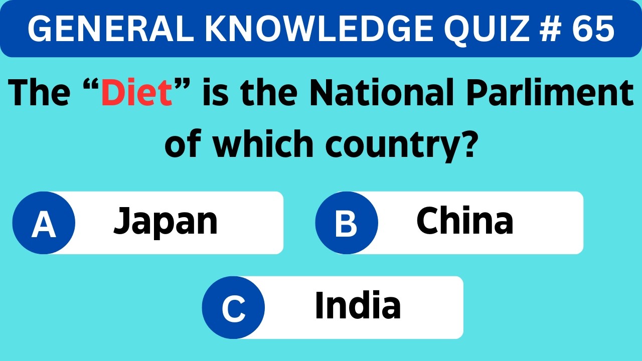 Can You Answer These General Knowledge Questions? |Ultimate Trivia Quiz ...