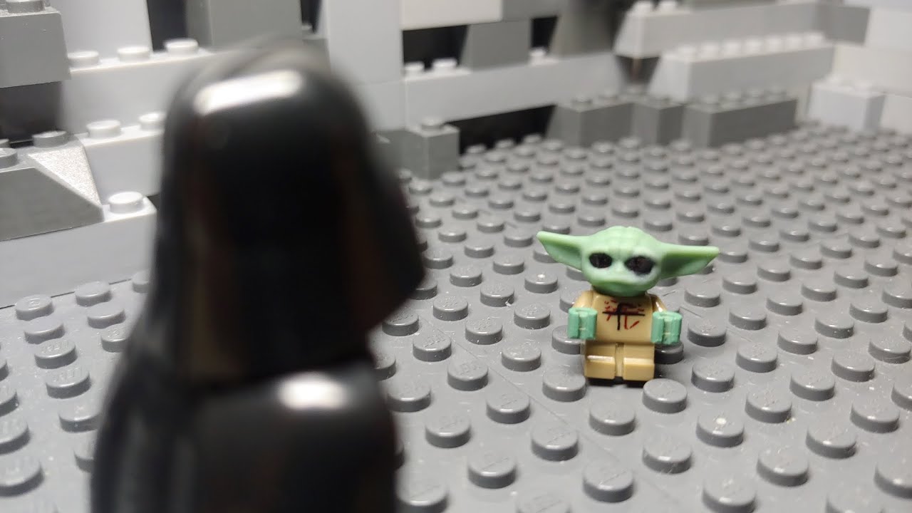 grogu says "hello there" | lego stopmotion - YouTube
