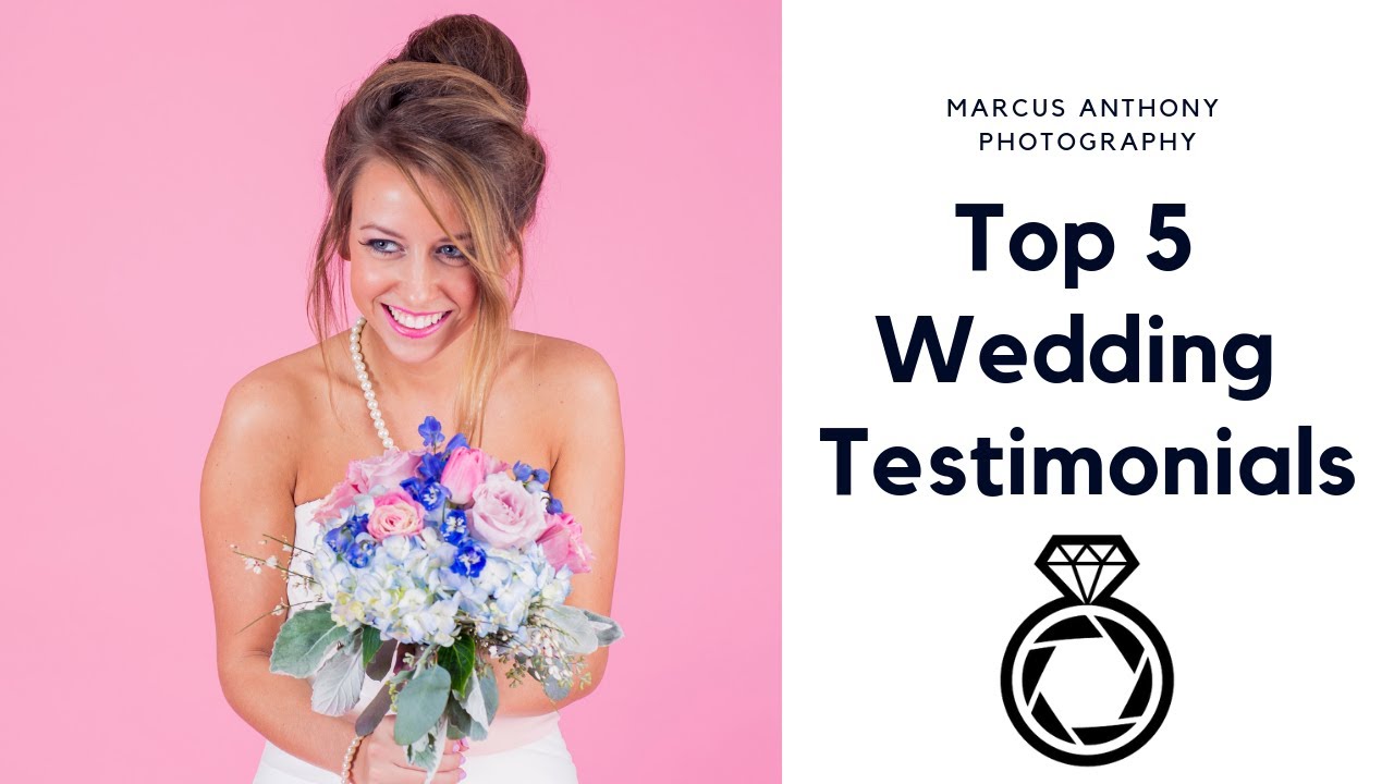 The Top 5 Wedding Photography Testimonials - YouTube