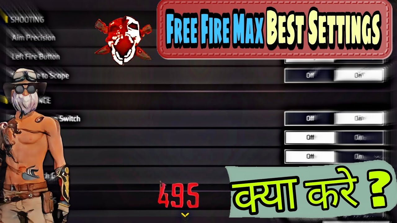Free Fire Max Control Setting Full Details | Free Fire Pro Player ...