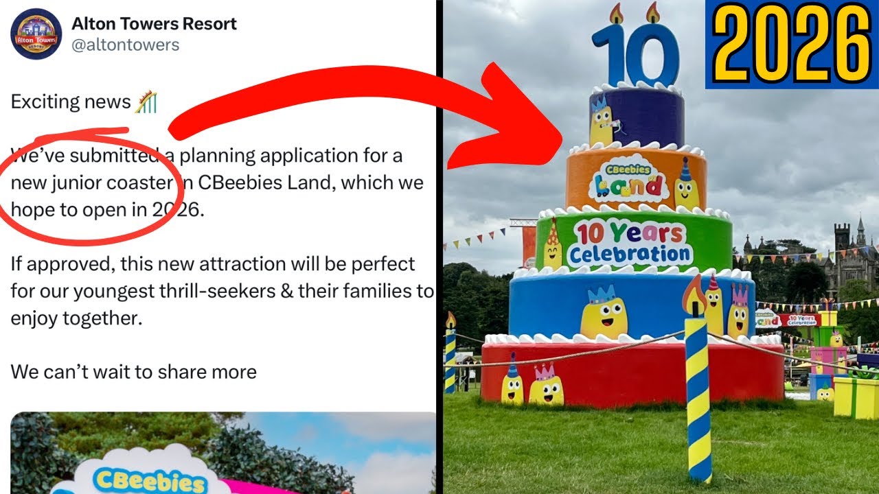 CBeebies Land NEW ROLLERCOASTER Alton Towers 2026 - YouTube