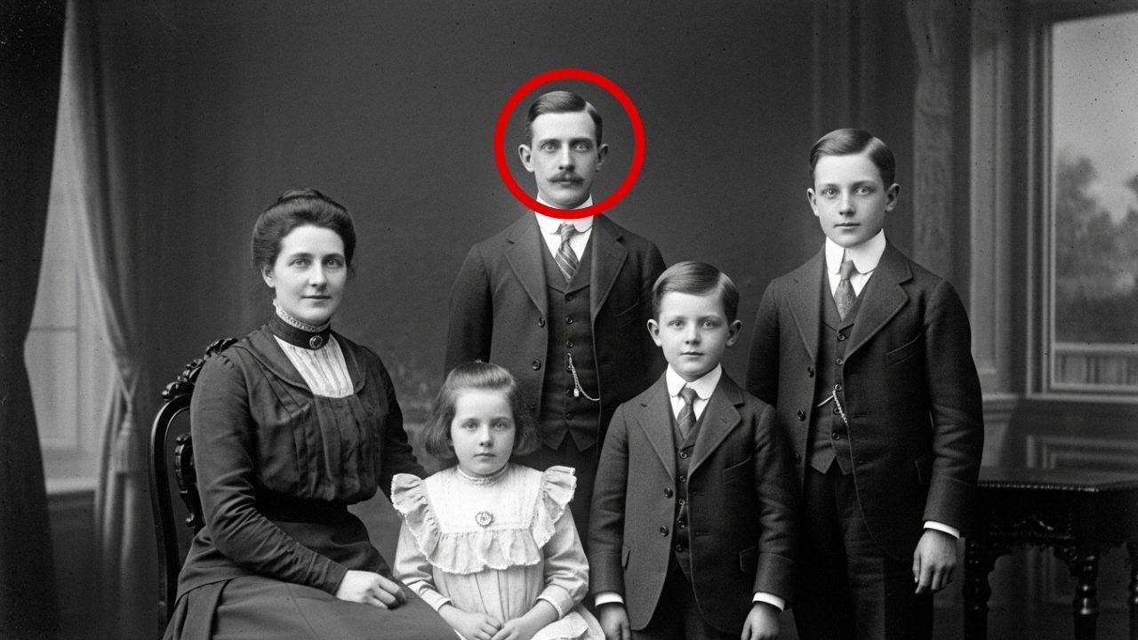 This 1912 Family Portrait Looks Happy — Until You Notice the Father's ...