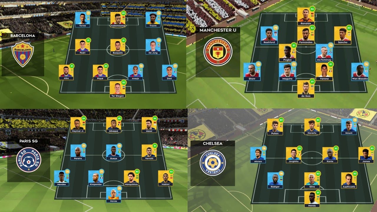 DLS 22 🟡 equipos actualizados en el juego 😱 parte 2 - YouTube