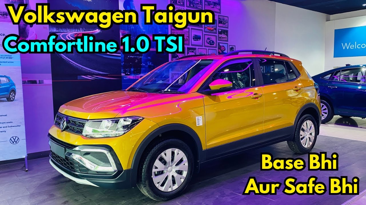 Volkswagen Taigun Base Model 2024 || Volkswagen Taigun Comfortline 1.0 ...