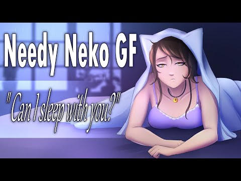 Scared Neko Girlfriend Crawls into Your Bed During a Thunderstorm [Cuddles] [Reverse Comfort]