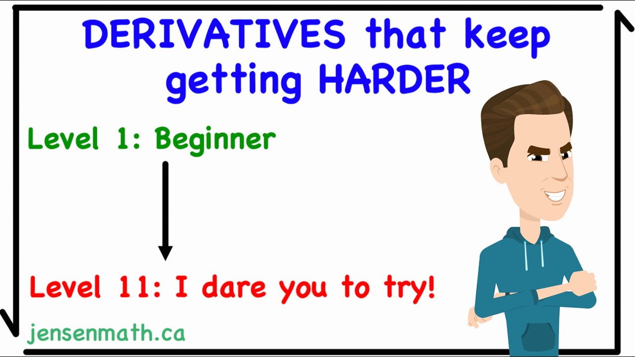 DERIVATIVES that keep getting HARDER 🤯 | jensenmath.ca - YouTube
