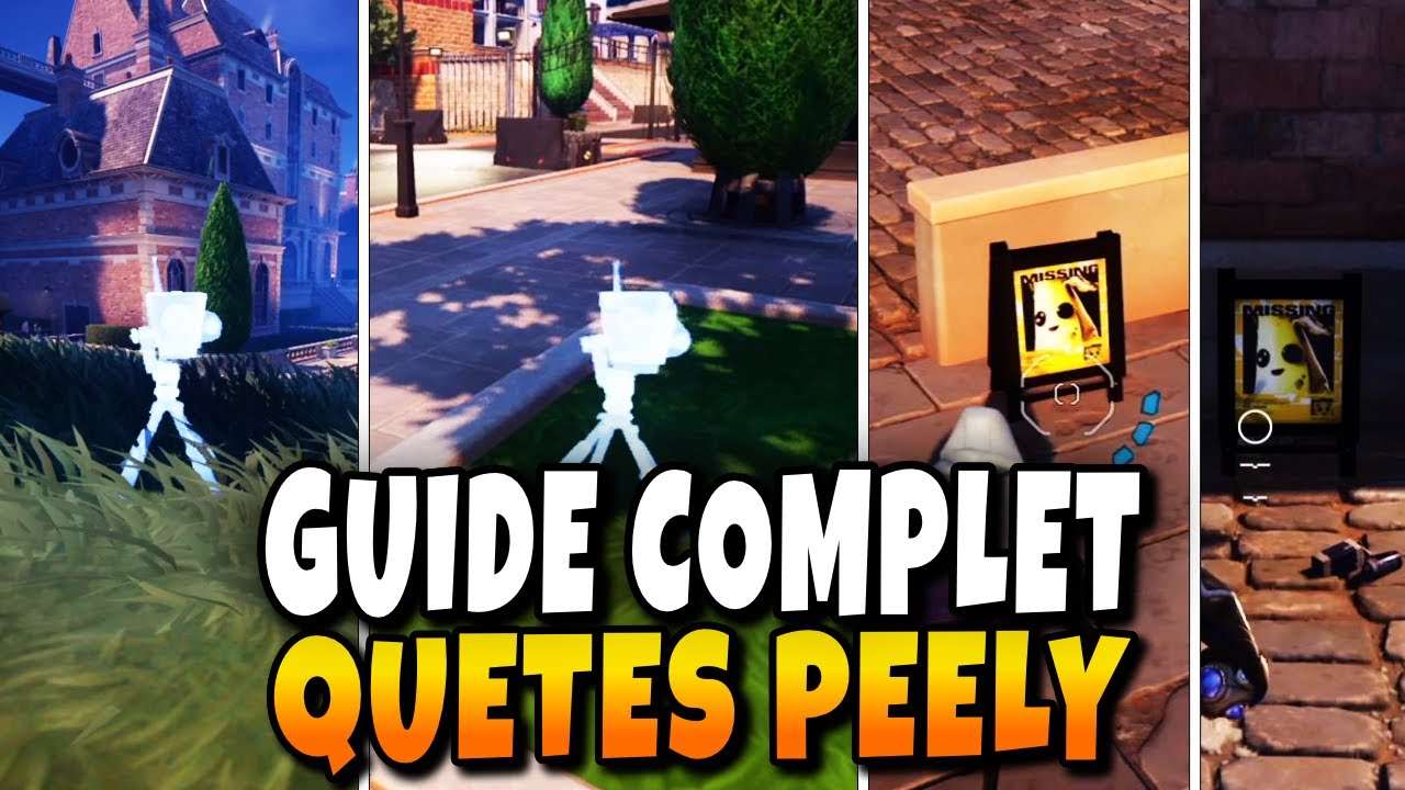 Guide Complet Quête Secrète Peely Capteur + Posters Fortnite Chapitre 5 ...