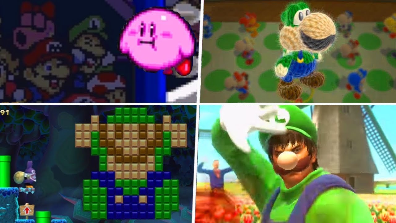 Evolution of Luigi Easter Eggs (1989 - 2019) - YouTube