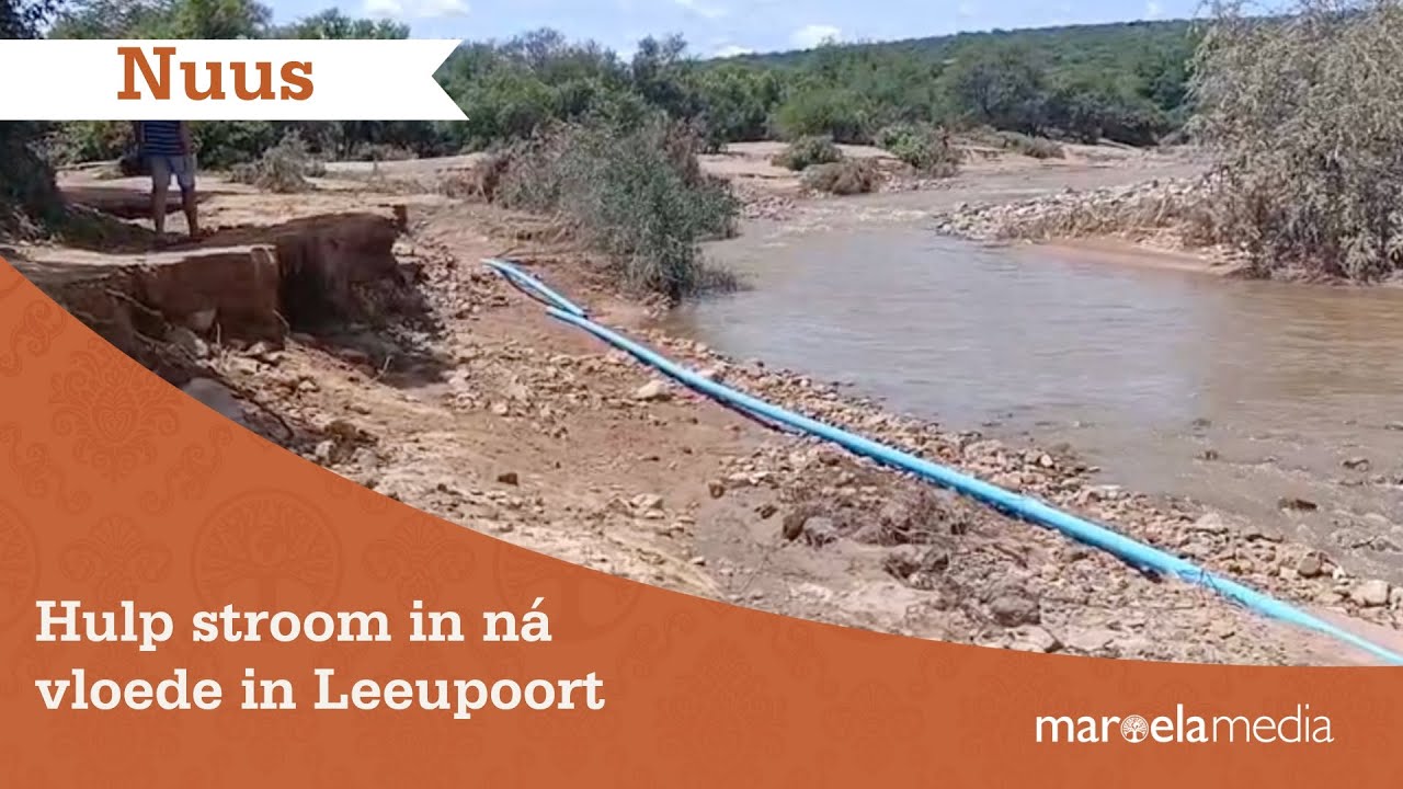 Hulp stroom in ná vloede in Leeupoort - YouTube