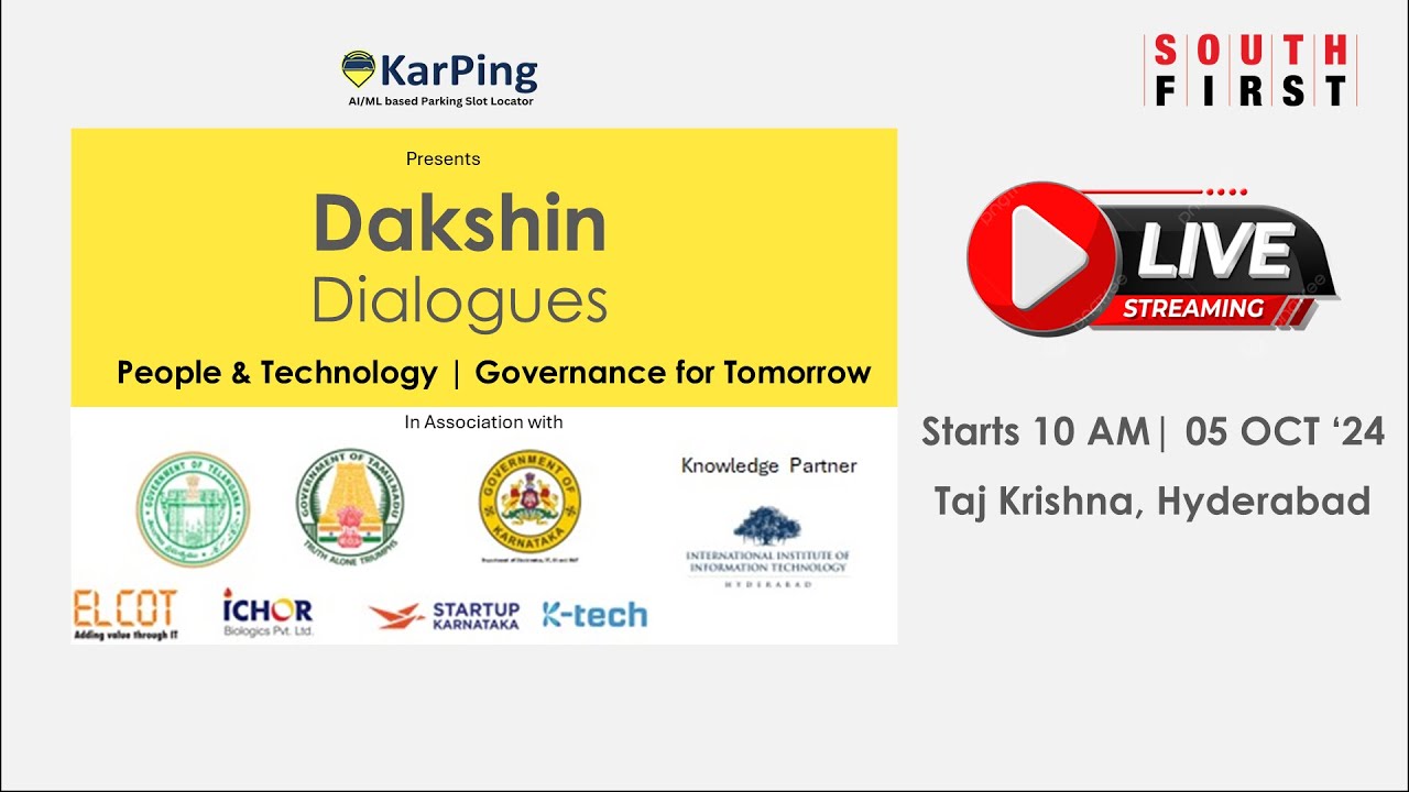 Live: Dakshin Dialogues 2024 - People and Technology: Governance for Tomorrow - YouTube